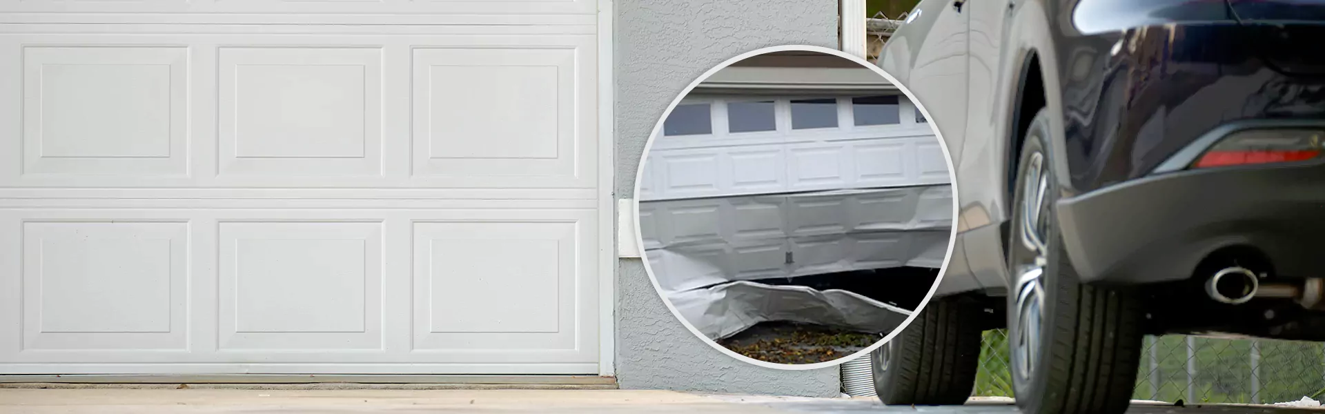 Garage Door Dropped Down Chicago, Illinois | Drop-Down Garage Door Fixing